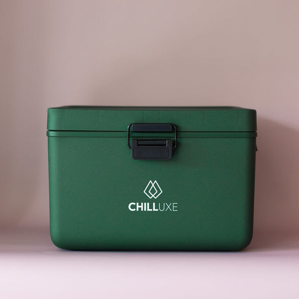 CHILLUXE 12-Litre Green Cooler Box | Stylish & Durable Adventure Companion